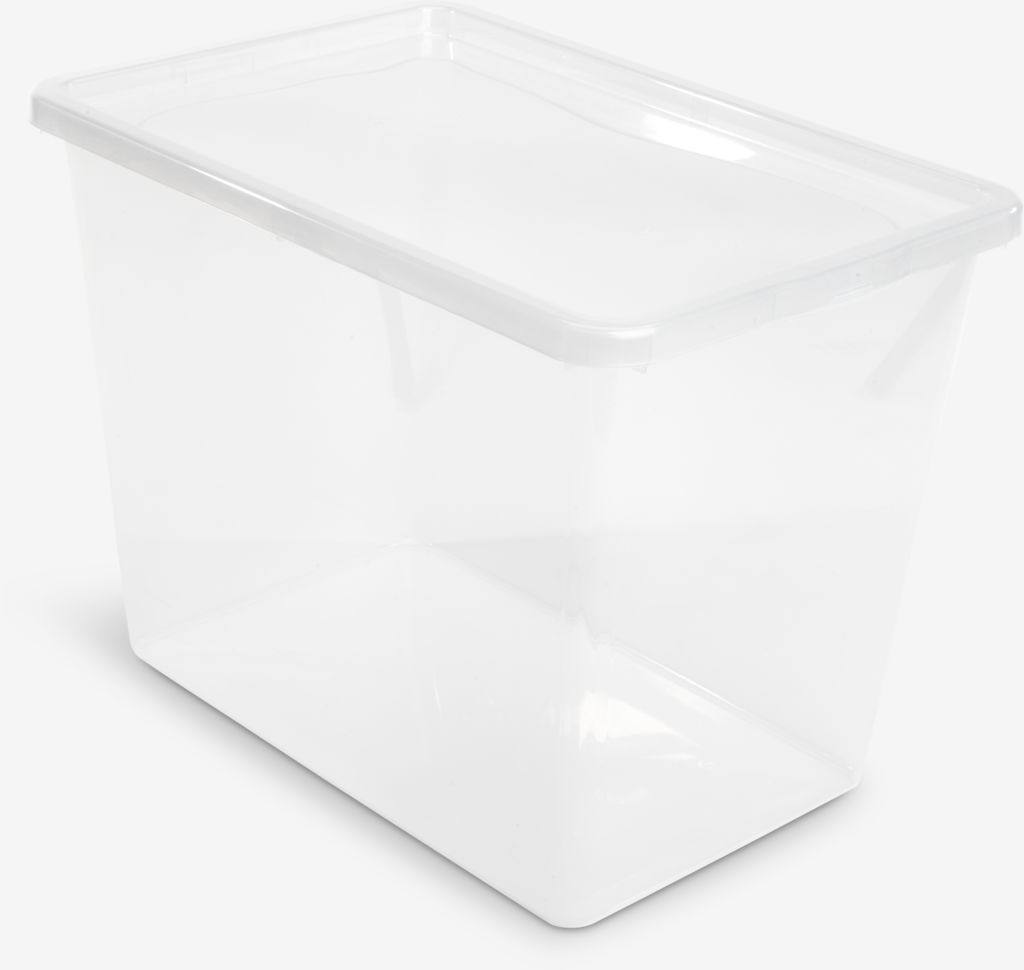 Ящик для хранения BASIC BOX 80л с крышкой