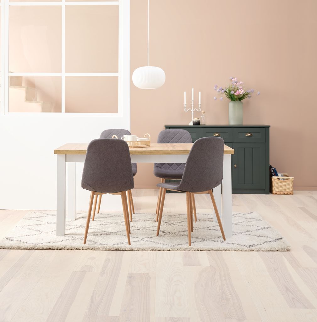 Scaun JONSTRUP asfalt/stejar