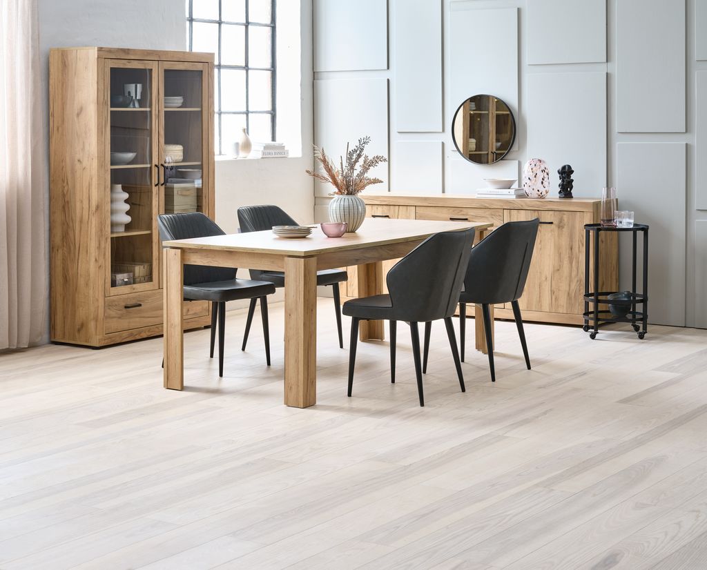 Vitrină LINTRUP 2 usi stejar