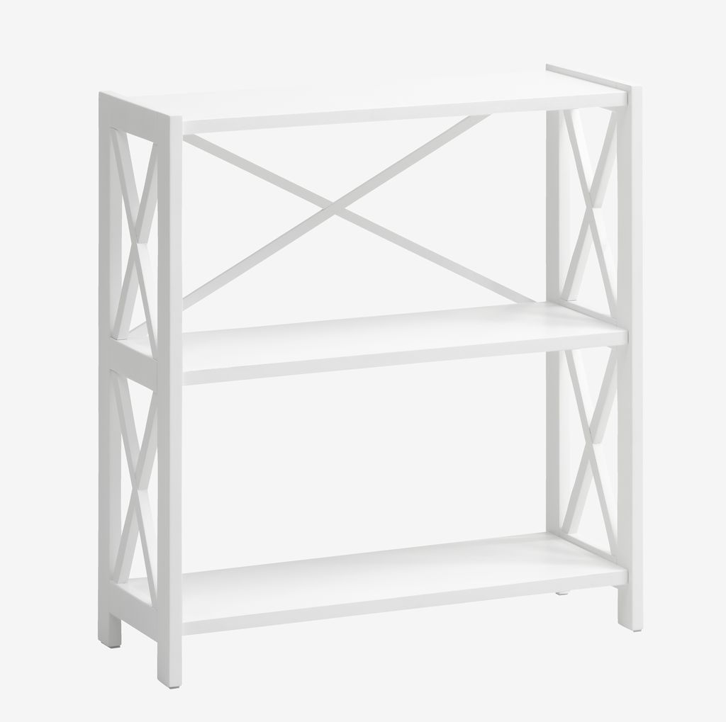 Etajera ALMIND 3 rafturi 80x30x86cm alb