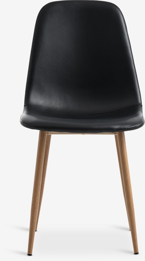 Стул JONSTRUP черный/дуб