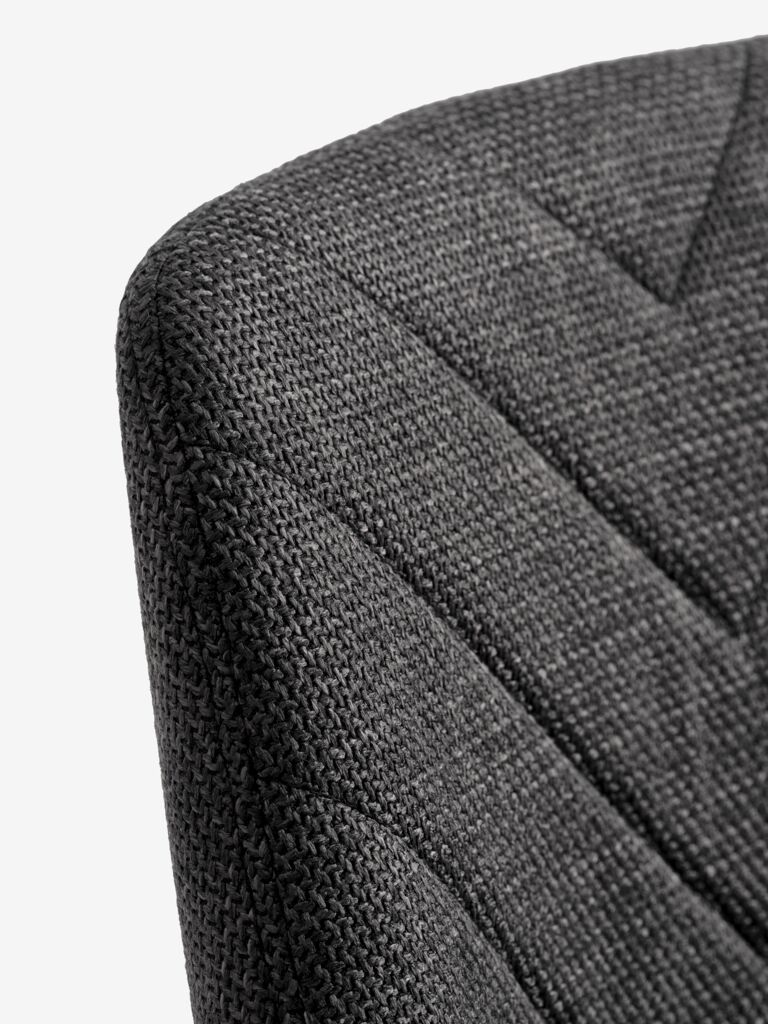 Scaun PURHUS gri/negru