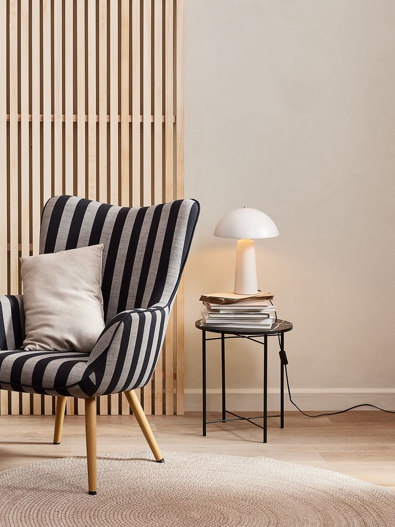 Măsuță cafea TURUP Ø40 aspect marmură