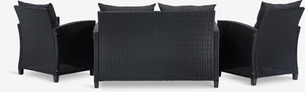 Set terasă VEN 4pers. negru