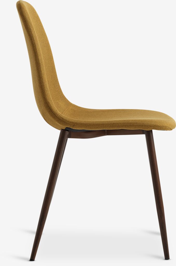 Scaun JONSTRUP galben curry/stejar înch.