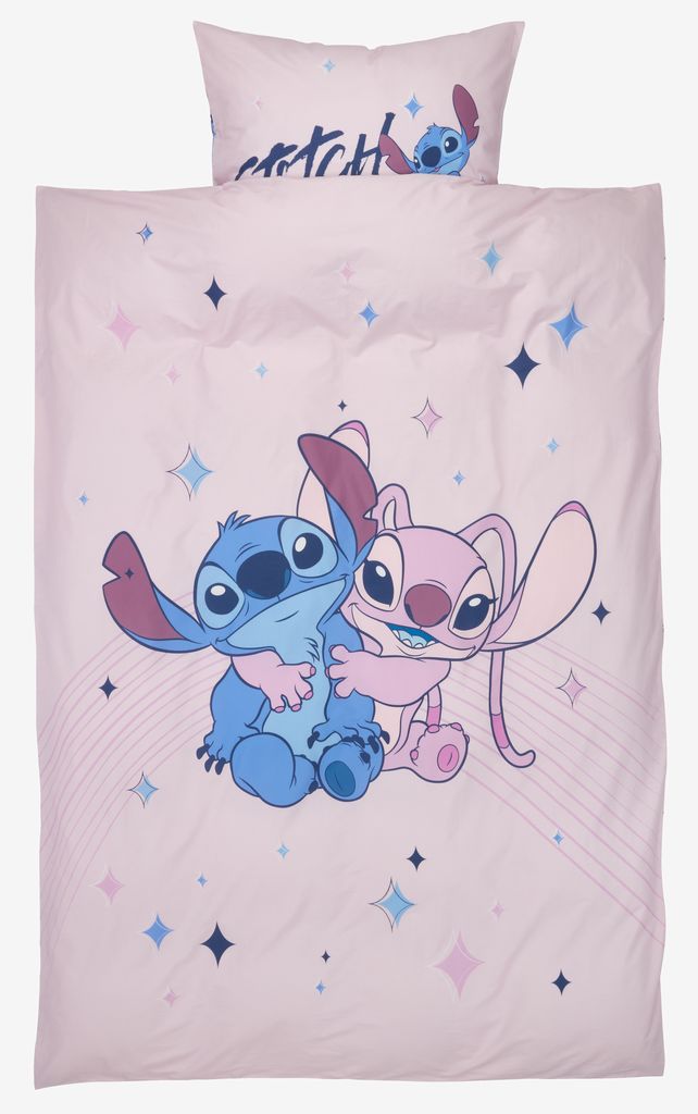 Lenjerie pat STITCH 140x200 roz