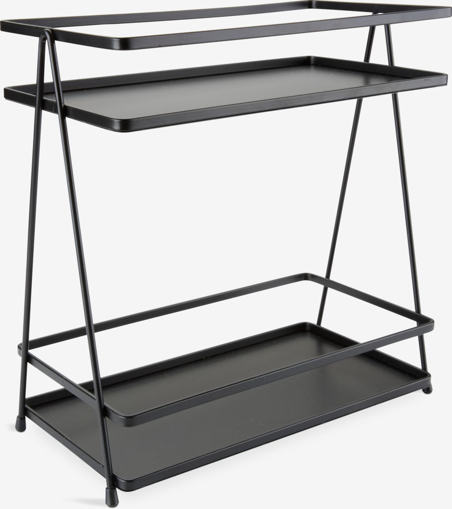 Raft baie NACKA 14x26x28cm negru