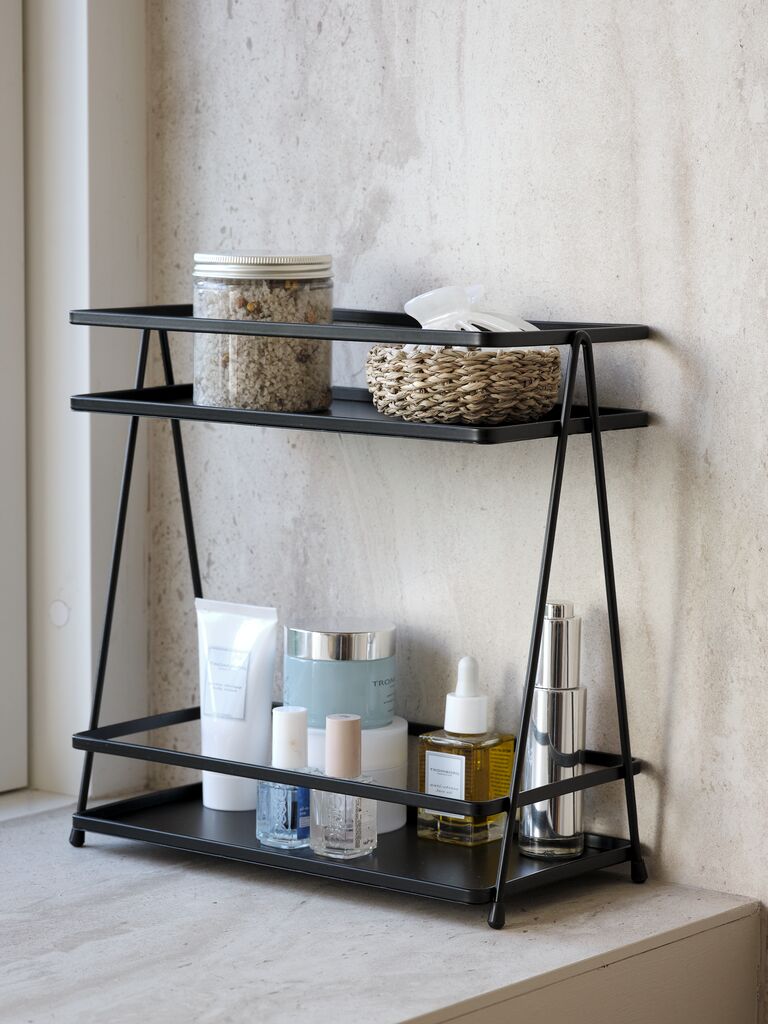 Raft baie NACKA 14x26x28cm negru