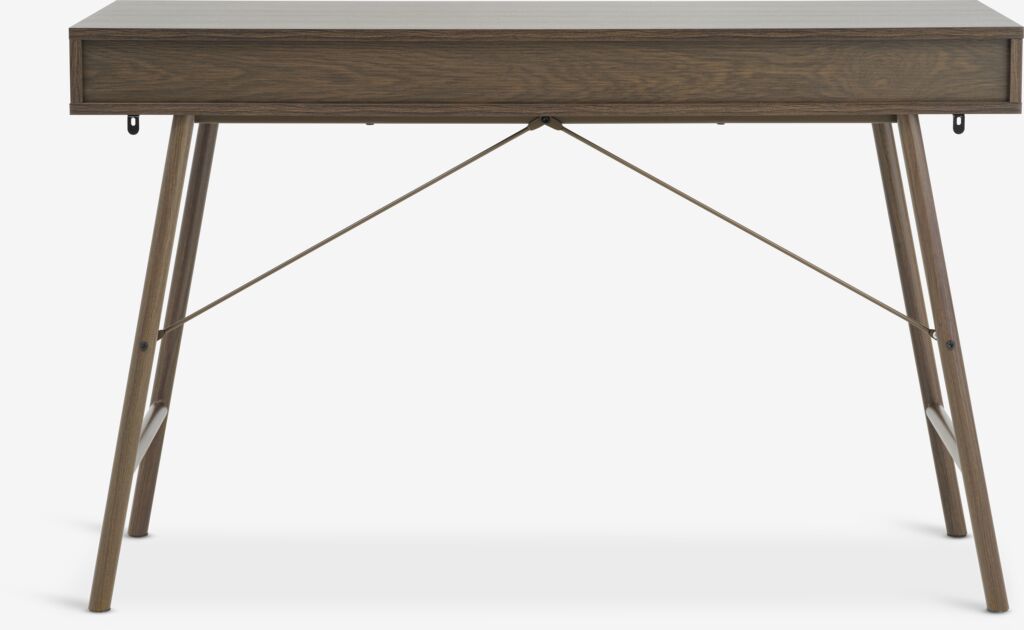 Birou LINDVED 48x120 2 sertare stejar închis